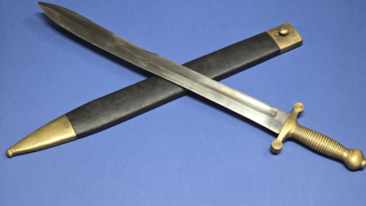 French Model 1831 "Cabbage Chopper" Artillery Short Sword (Dated 1834 ...