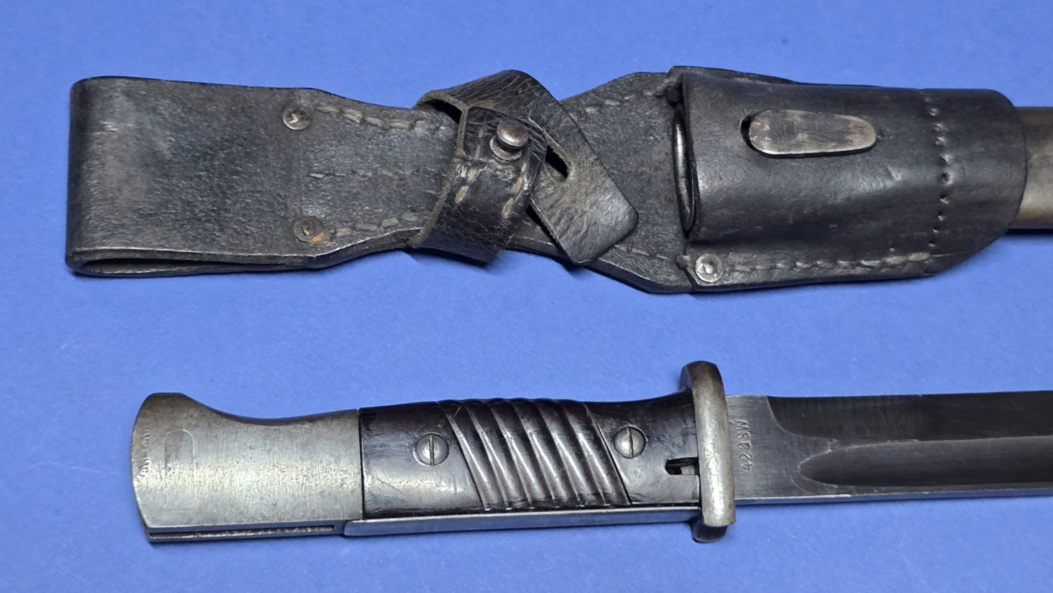WW2 German K98 Bayonet - 1942 - E.& F. Horster - Matching Numbers ...