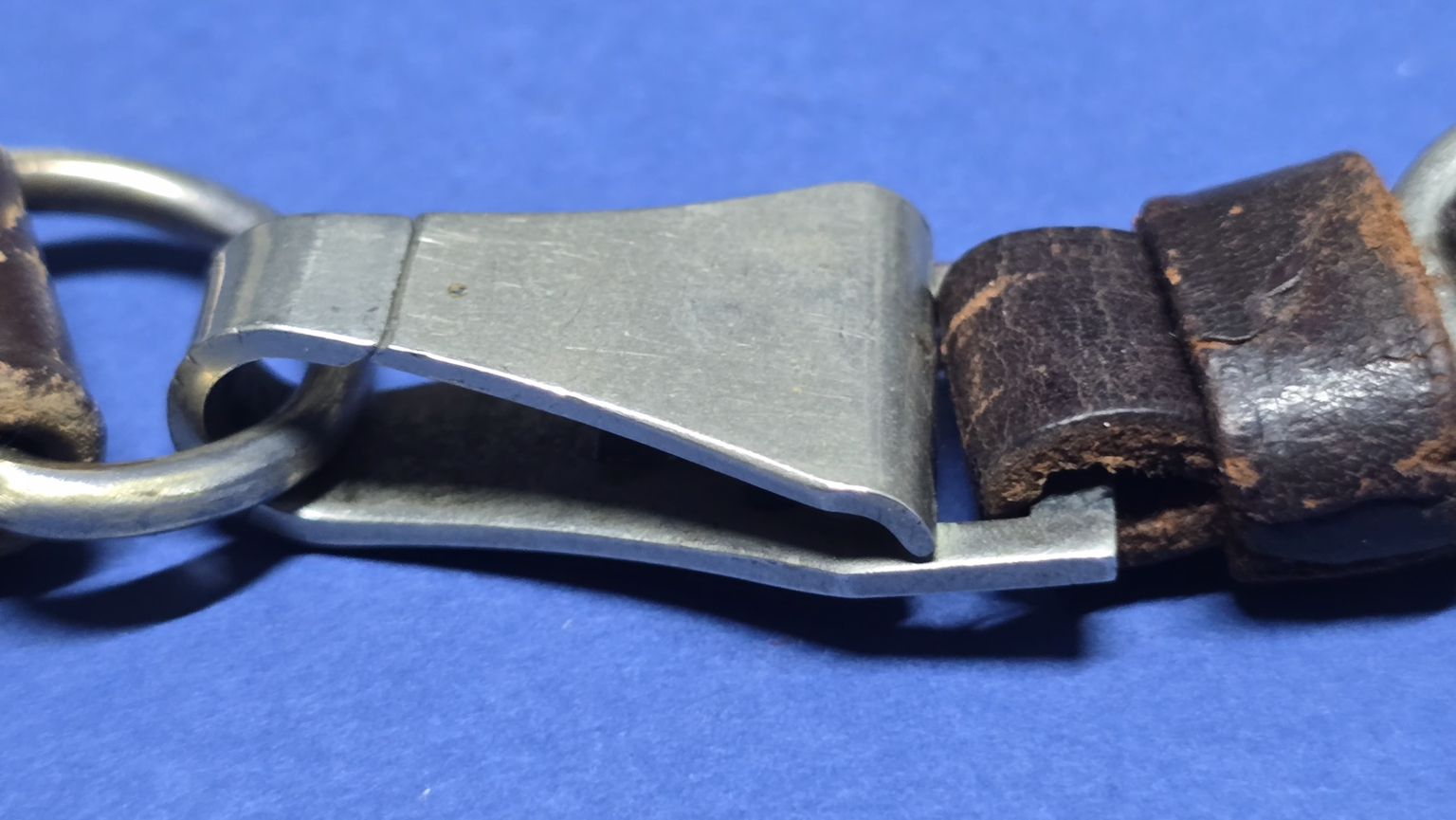 German SA Dagger Two-Piece Hanger - Early Nickle Fittings - Vault Militaria