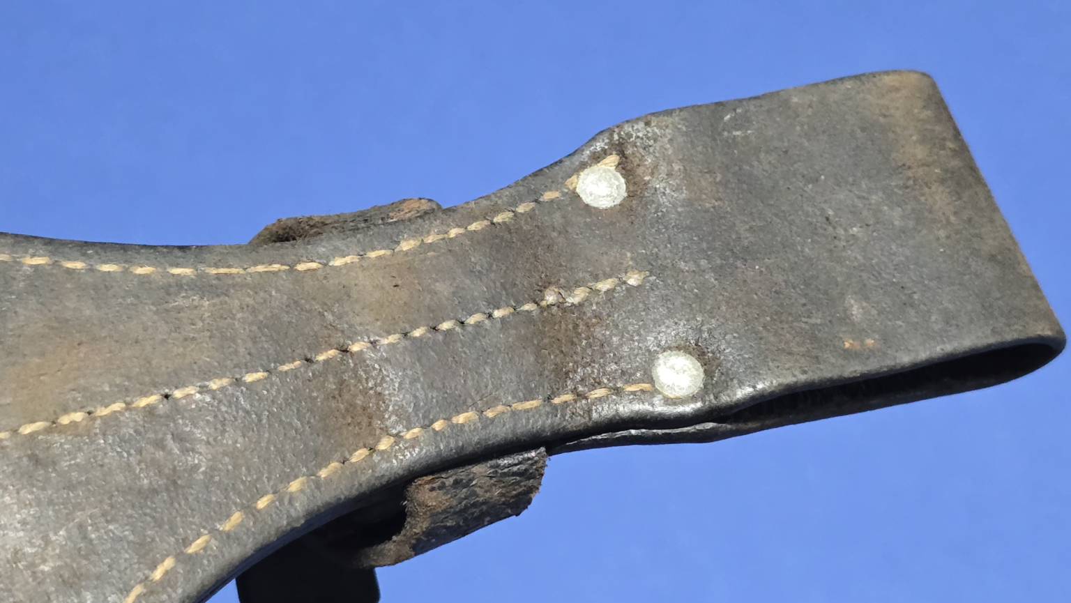 WWII German K98 Bayonet Frog – Aluminium Rivets - Good Condition ...