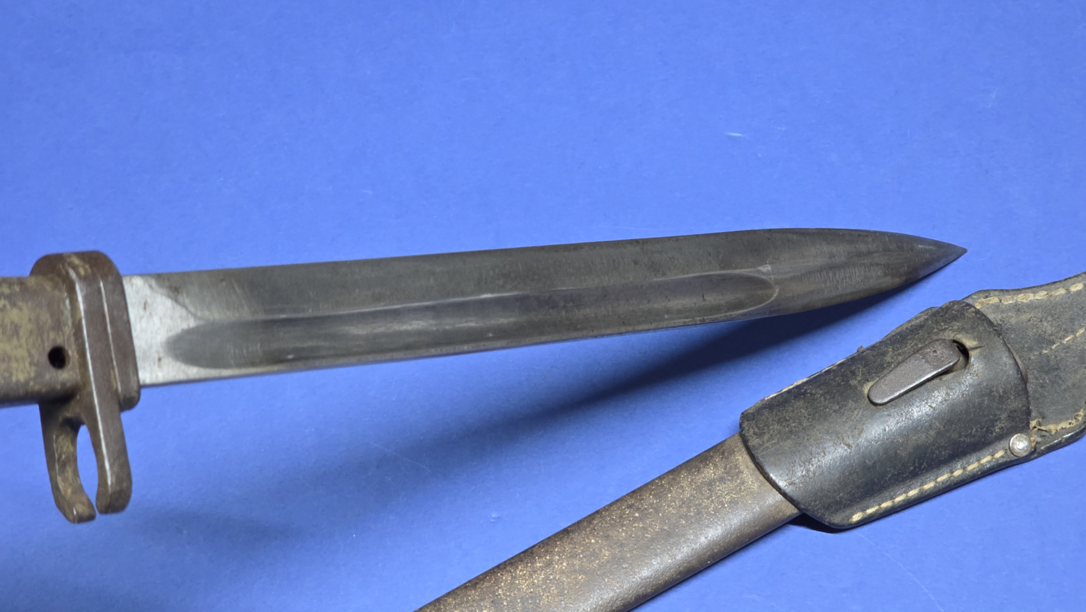 German World War I Ersatz Bayonet with Scabbard & Frog - Vault Militaria